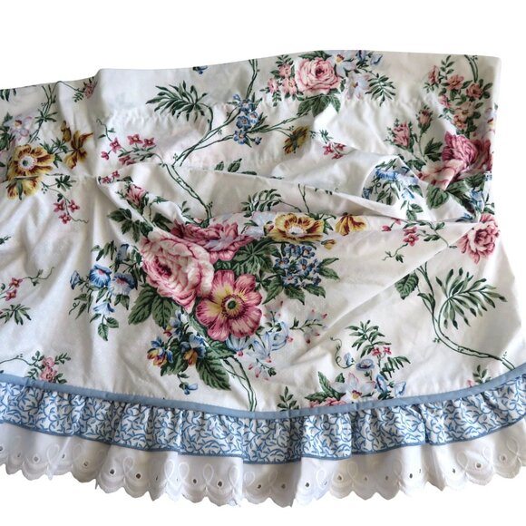 Waverly | Accents | Waverly Belle Rive Floral Valance Ruffle Edge ...